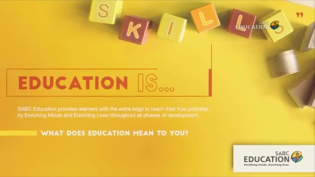 SABC+ Catch Up - SABC Education - Nect/dbe Grade 10